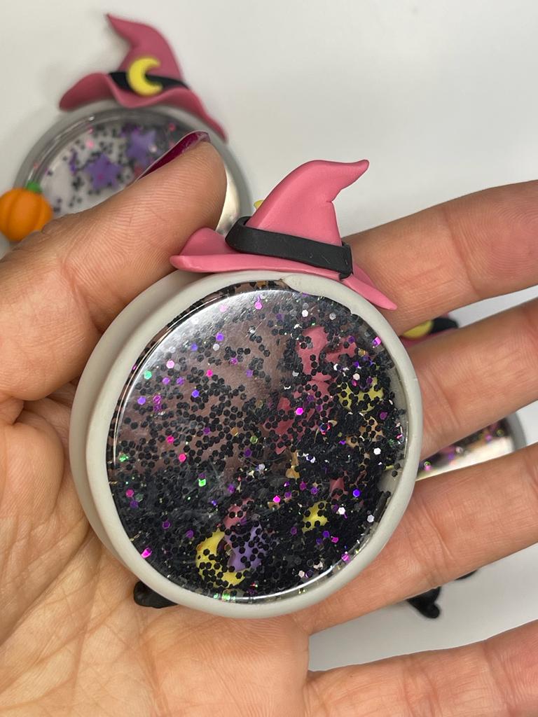 Witch Halloween Clay Shaker - Handmade – fairydustclay