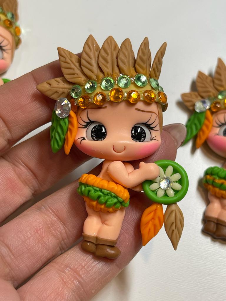 Mika Baby Girl Clay Figurine - Handmade – fairydustclay